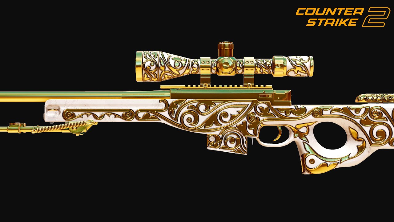 Counter-Strike 2 Workshop AWP l Gold Ornaments - YouTube