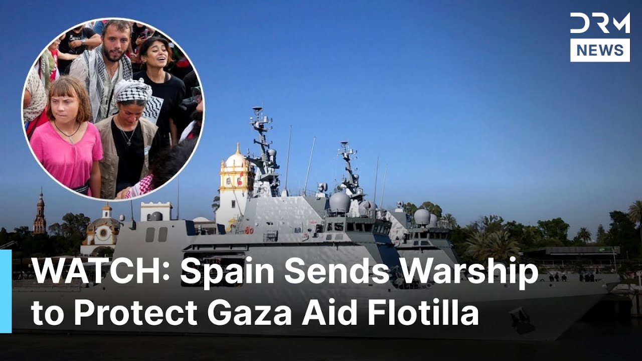 MUST WATCH: Spain’s Warship Furor Joins Gaza Flotilla Mission Amid ...