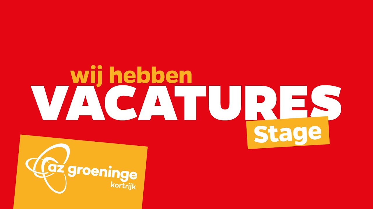 We hebben vacatures... stage - YouTube