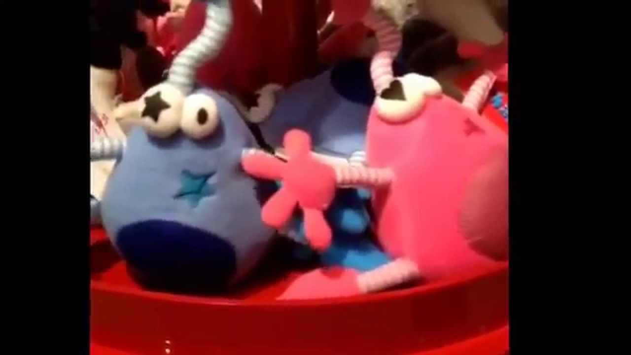 Stuffed toys trying to loose weight vibrating! Awesome! - YouTube