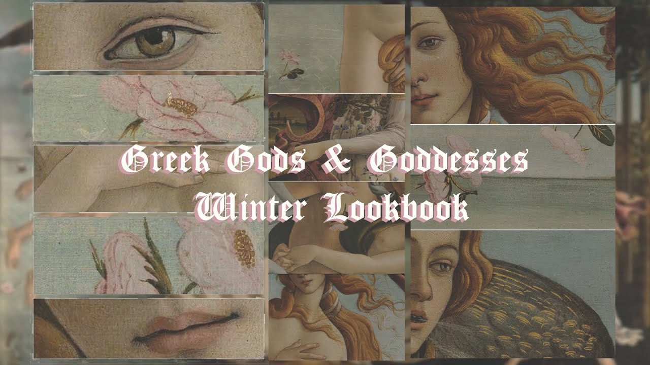 greek gods & goddesses lookbook // winter outfits - YouTube