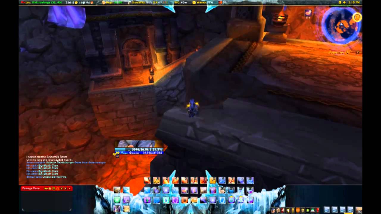Getting into old Ironforge (A how to!) Mage blink method (works in 4.0 ...
