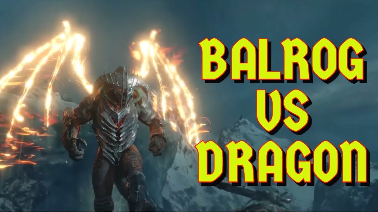 BALROG FIGHTS A DRAGON - YouTube