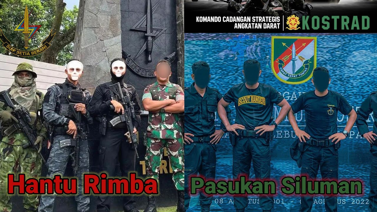 🛑Mengerikan🔥Jika Hantu Rimba & Pasukan Siluman Sat-81 Anti Teror ...