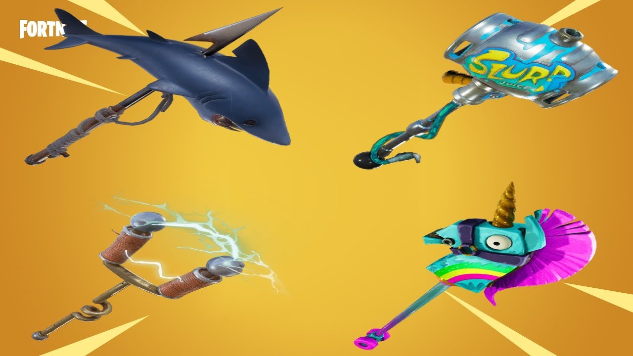 ALL 200+ PICKAXES WITH SOUNDS FORTNITE PART 1 - YouTube