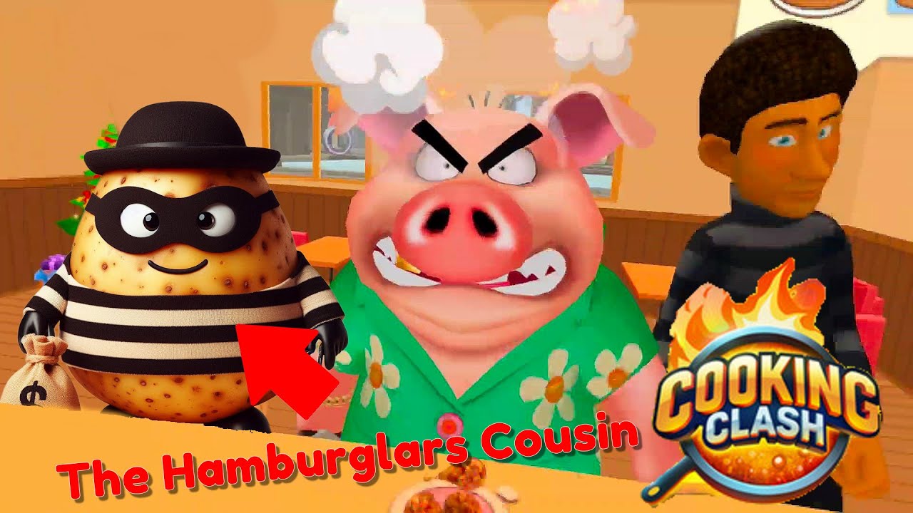 Fast Food and Potato Thieves – Cooking Clash VR! - YouTube
