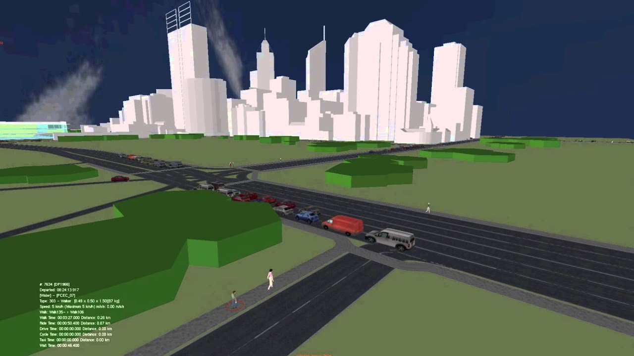 Perth waterfront simulation - YouTube