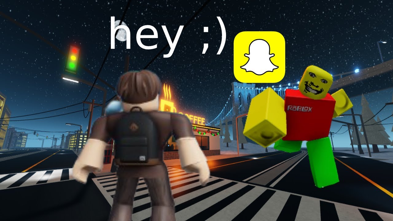 Roblox Snapchat - YouTube