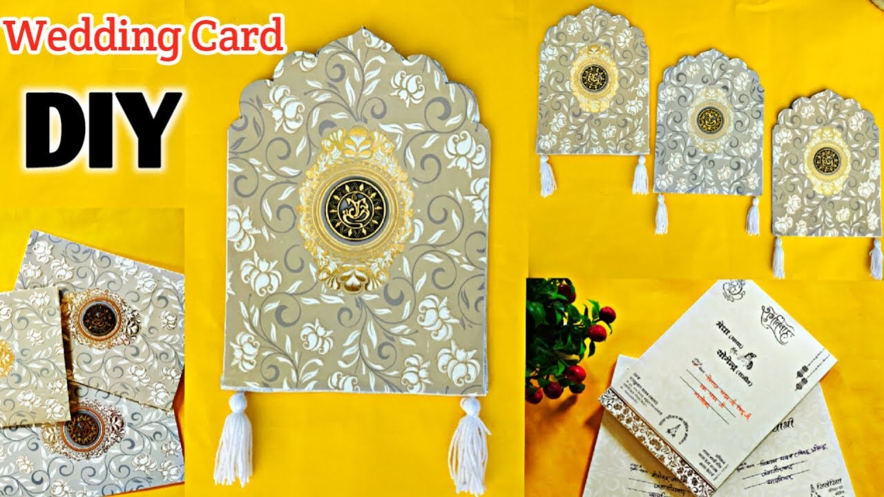 Wedding Card Wall Hanging Craft Ideas | Wedding Card Jharokha Art #diy ...