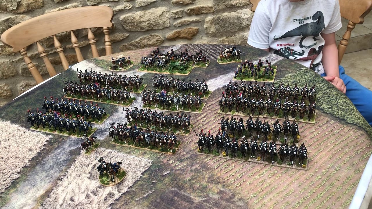 Napoleonic Army Showcase - Armee Du Nord Heavy Cavalry Division - YouTube