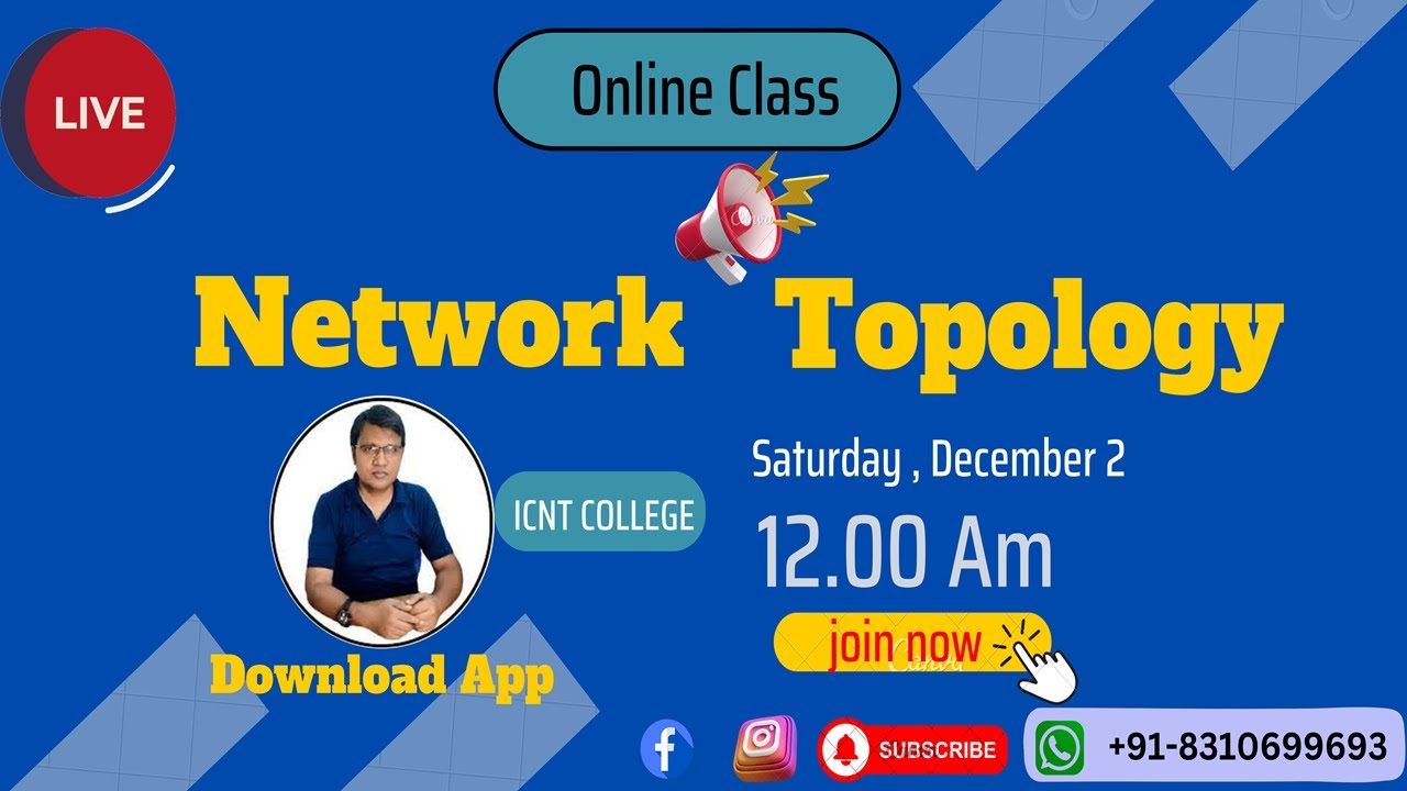 Network topology full class - YouTube