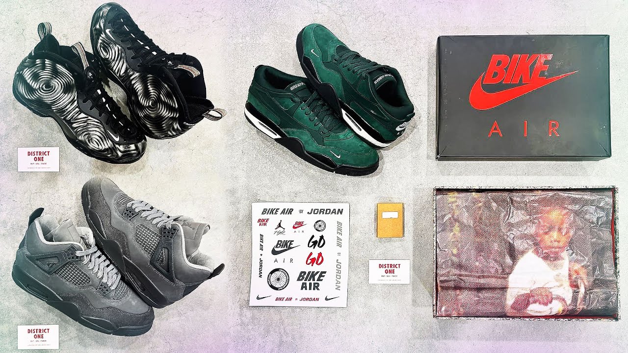 *FIRST LOOK* New Sneaker Releases!! (CDG Foamposite, AJ4 x Nigel ...