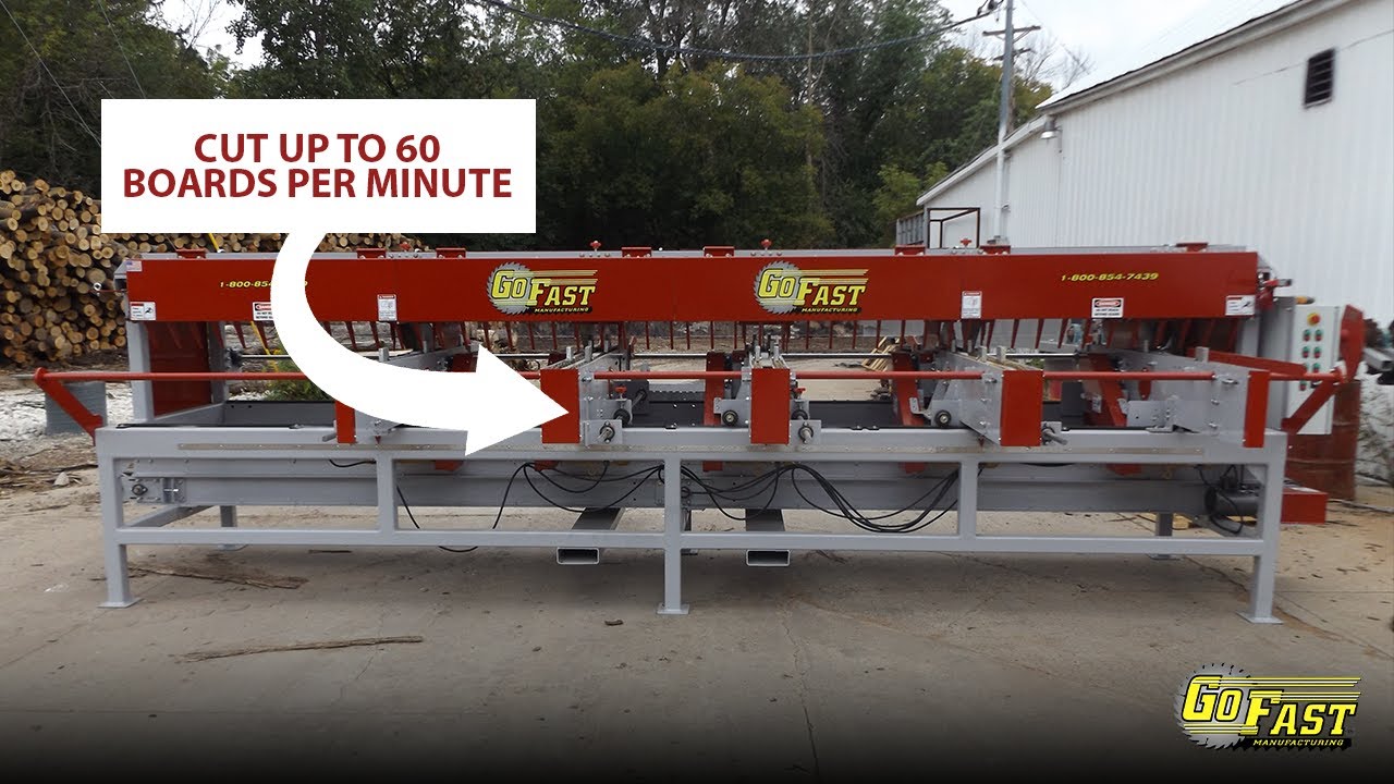 Go Fast Manufacturing Multi-End Trimsaw - YouTube