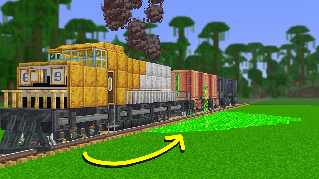 I Made a XP Train in Survival Create - [Re:Create #5] - YouTube