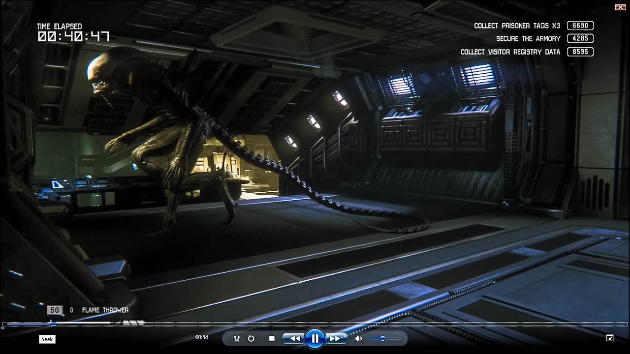 Alien Isolation Damage Control Score 112,000 (Counting no flamer ...