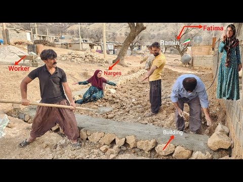 Ramin's new house; Saye Fatima and Manden Narges 😳🏠🔥.