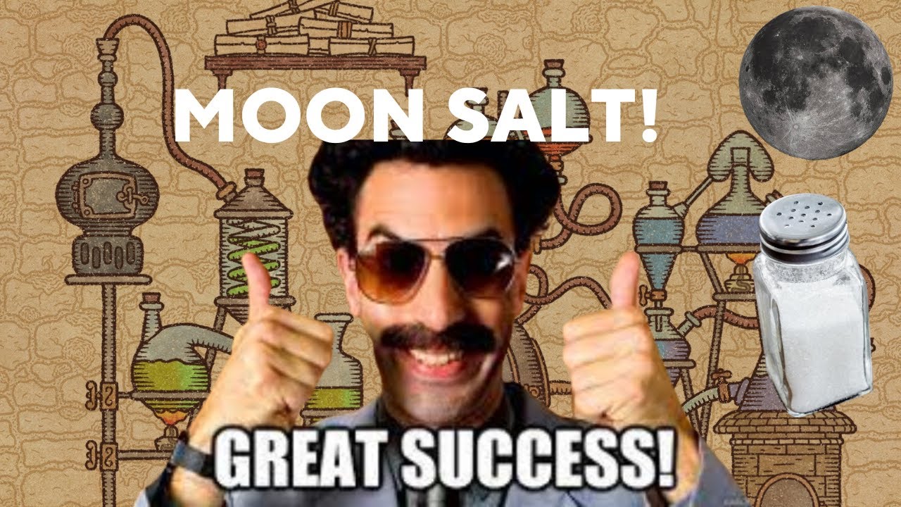We complete the moon salt recipe! - YouTube