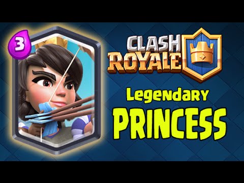 Clash Royale - PRINCESS - NEW LEGENDARY CARD (UPDATE SNEAK PEEK #3 ...