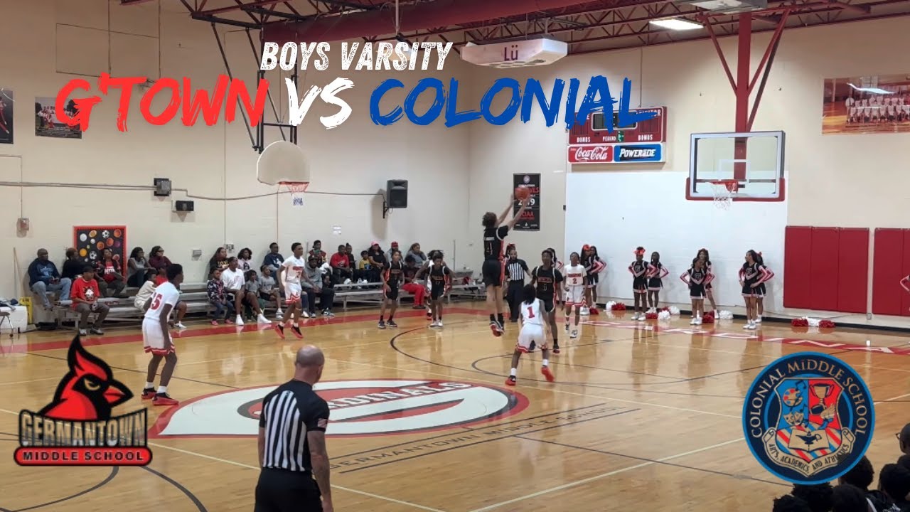 Colonial Middle School (CMS) vs Germantown Middle School (GMS) Boys ...