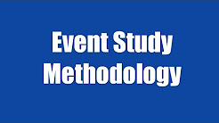 Event Study Methodology - YouTube