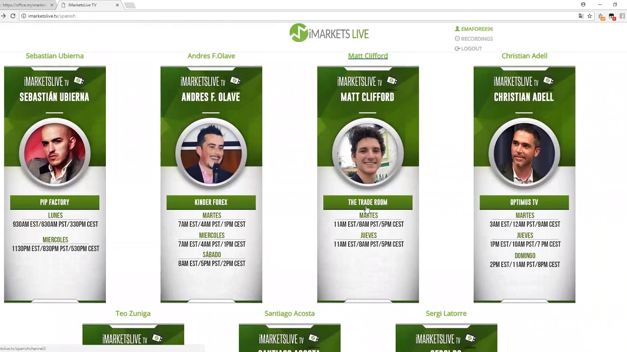 IMARKETSLIVE PRINCIPIANTE ARGENTINA !! - YouTube