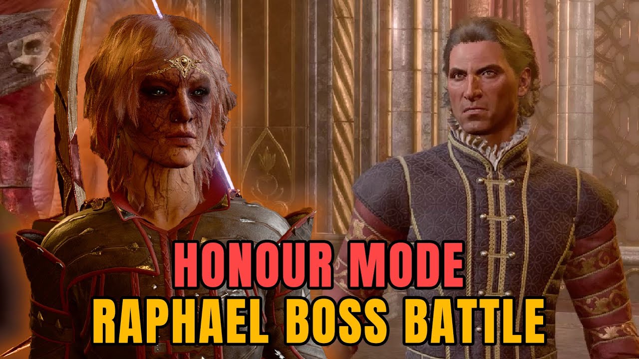 Baldur's Gate 3 Honour Mode | Raphael Boss Fight (1 TURN) - YouTube