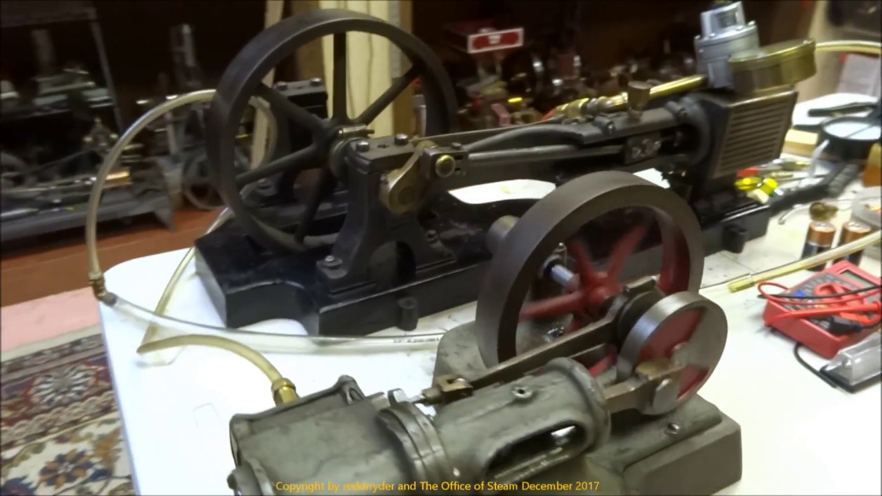 1/2 HP Sipp Steam Engine and 1/4 HP American Model Supply Steam Engine ...