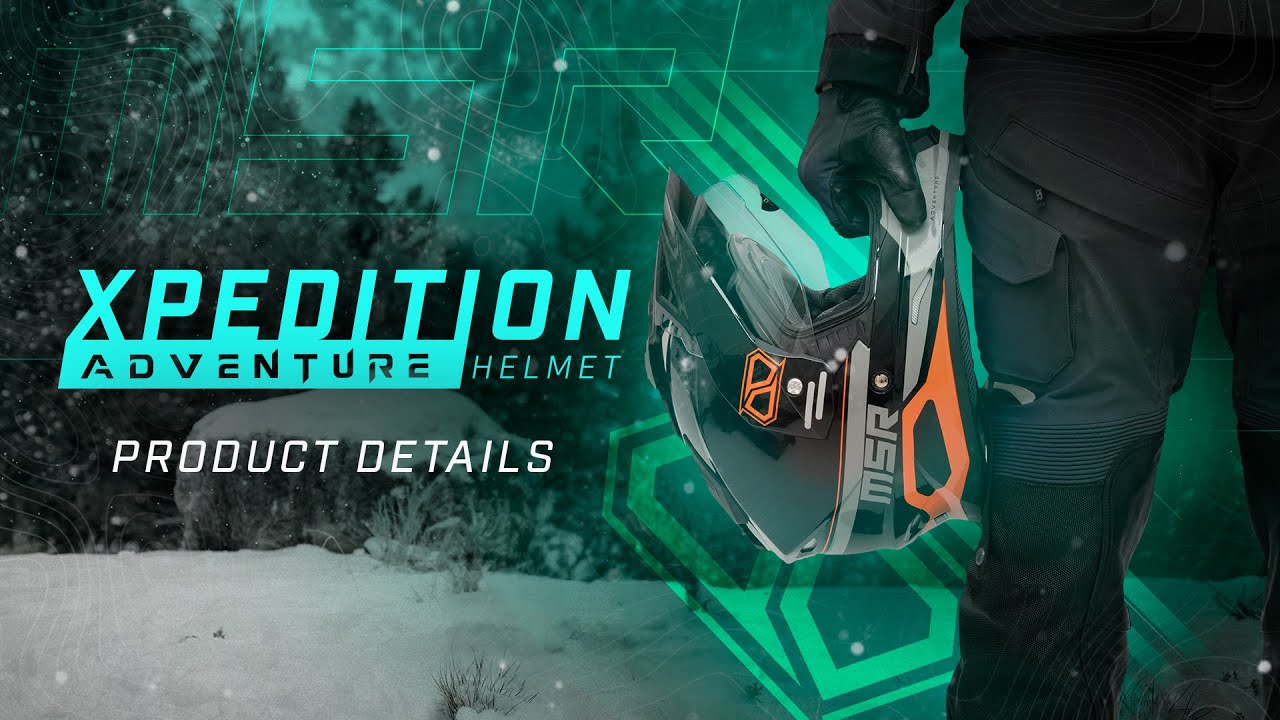 MSR Xpedition ADV Motorcycle Helmet w/MIPS - YouTube