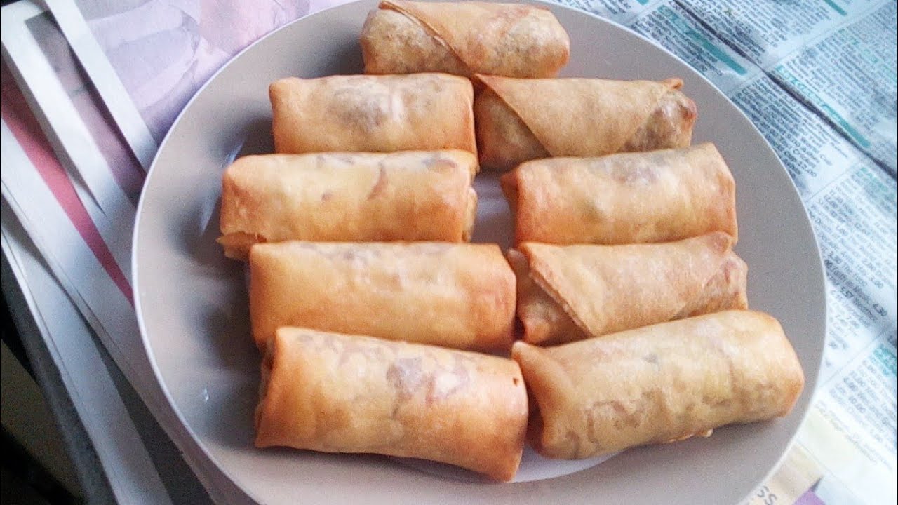 HOW TO MAKE TUNA FISH SPRING ROLL.MUST TRY TUNA AND NOODLES SAMOSA FISH ...