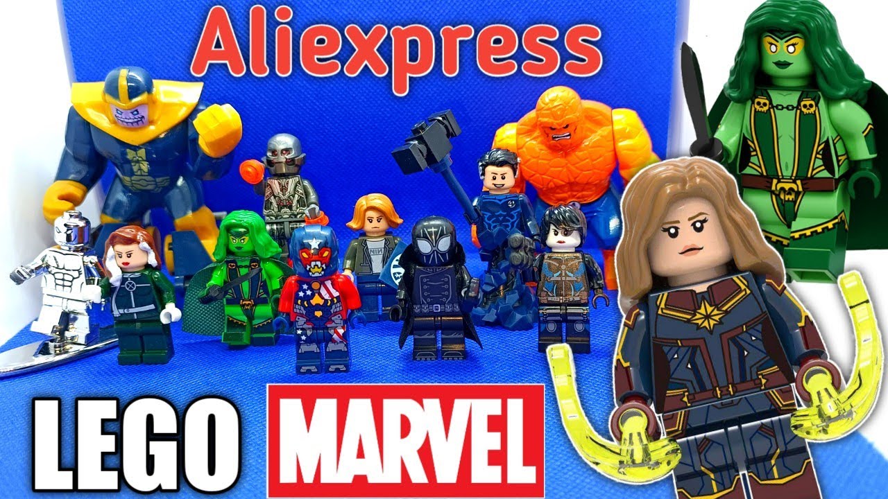 Фигурки MARVEL из Китая/LEGO minifigures aliexpress #2 - YouTube