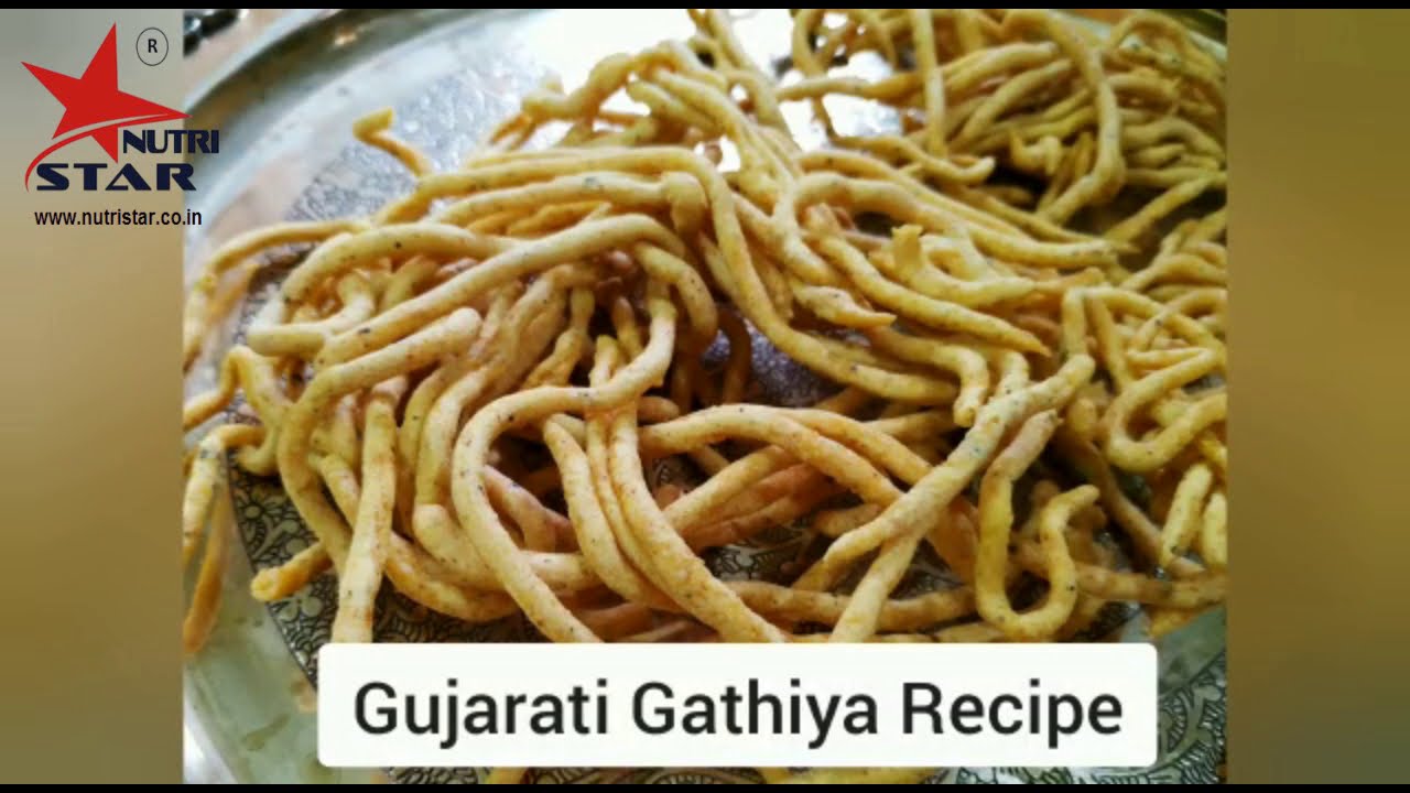 Easy Snack Recipe | Tasty Gujarati Gathiya | Snacks recipe at home ...