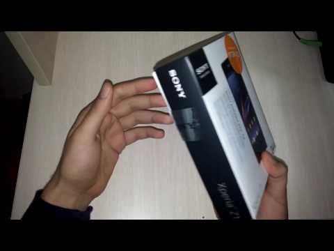 Sony Xperia Z1 - Kutu Açılımı (Unboxing)