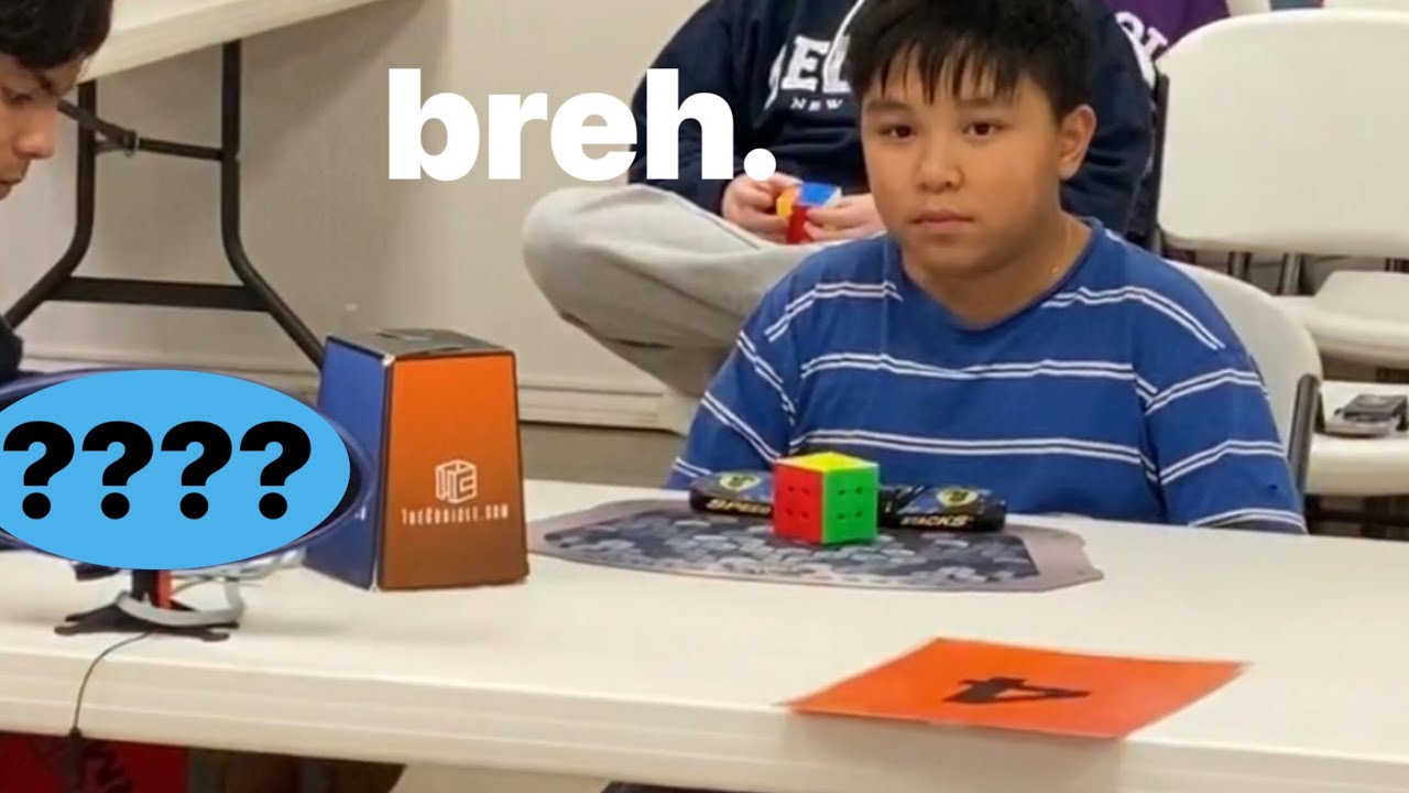 My first cubing competition! - YouTube