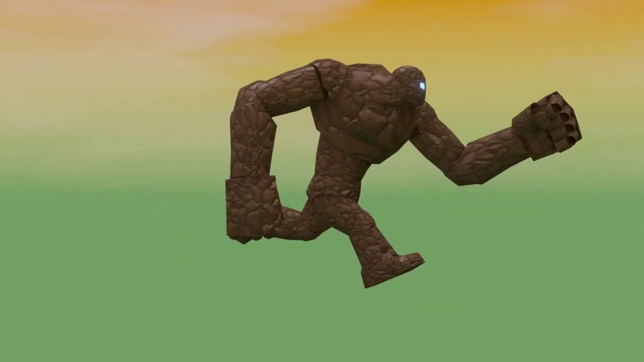 Monster Rig - Run Cycle - YouTube