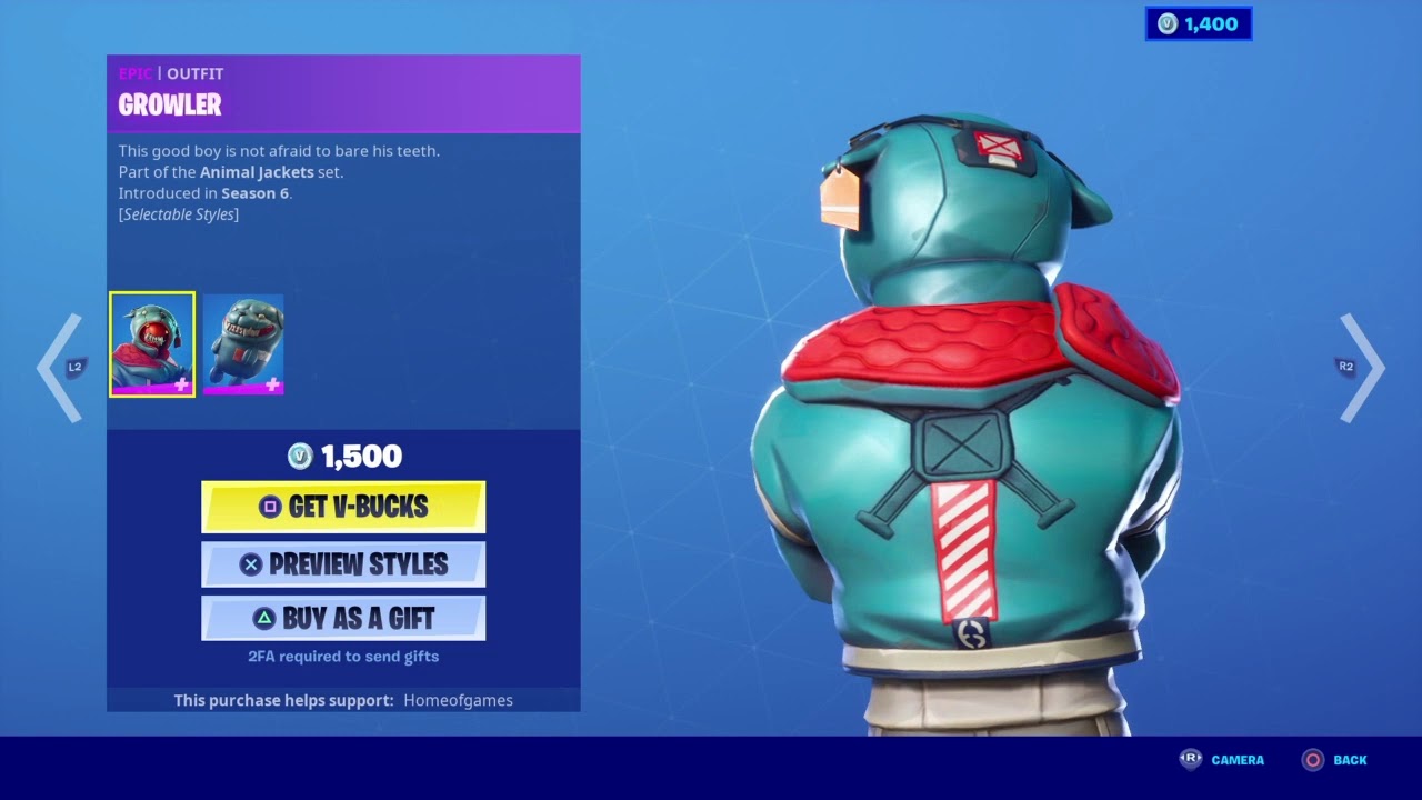 Fortnite Flapjackie and Growler Skin - YouTube