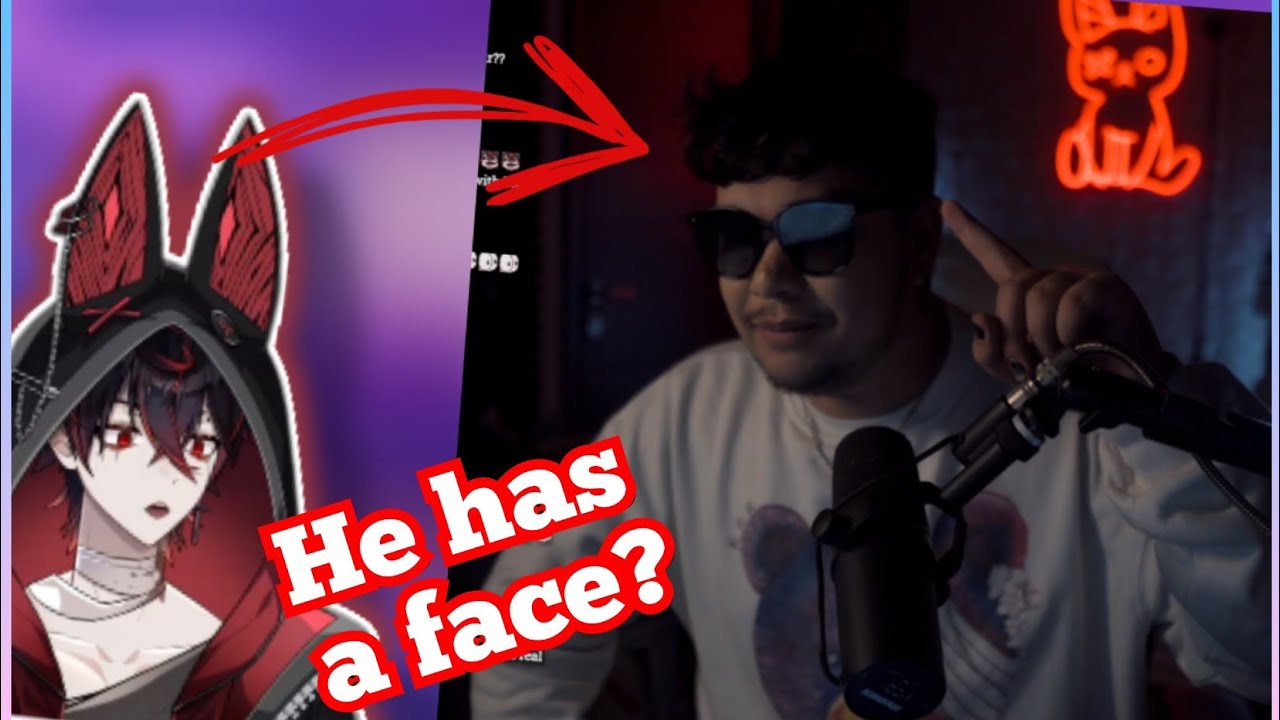 He Has A Face! 【K9Kuro Face Reveal】【Male Vtuber Clip】 - YouTube