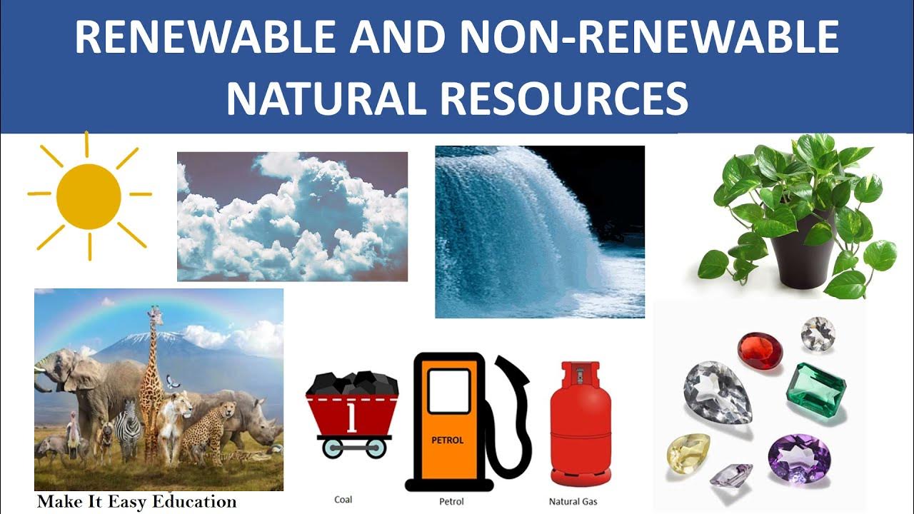 RENEWABLE AND NON RENEWABLE RESOURCES | NATURAL RESOURCES | SCIENCE ...