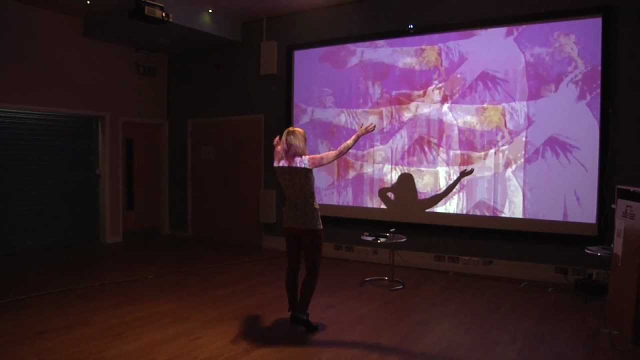 Visual Space: Motion-based interactive installation - YouTube