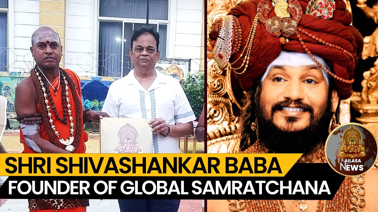 Shri Shivashankar Baba Receives USK Book from KAILASA Spiritual ...