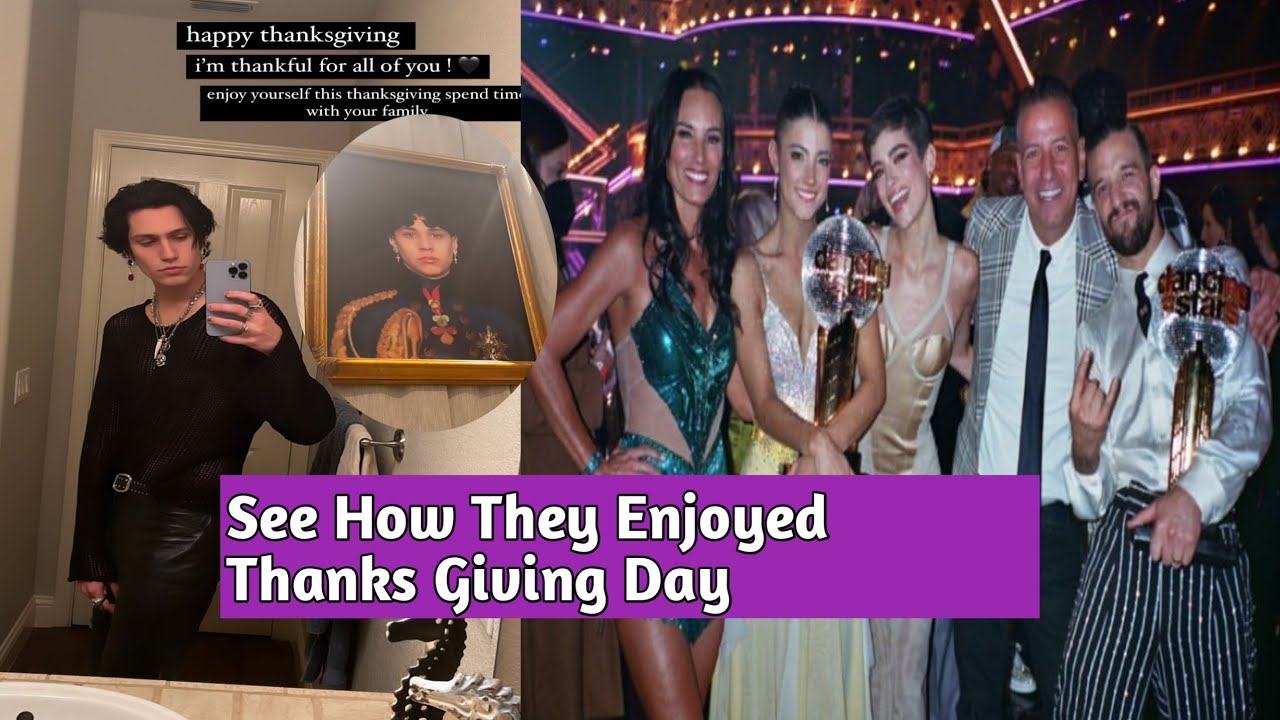 Charli Damelio Landon Barker Enjoy Thanks Giving Day While Dixie Noah ...