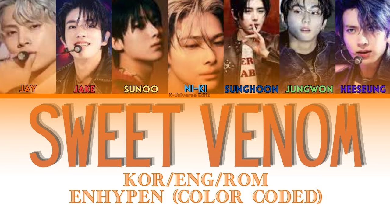 Sweet Venom || Enhypen (Color Coded) - YouTube