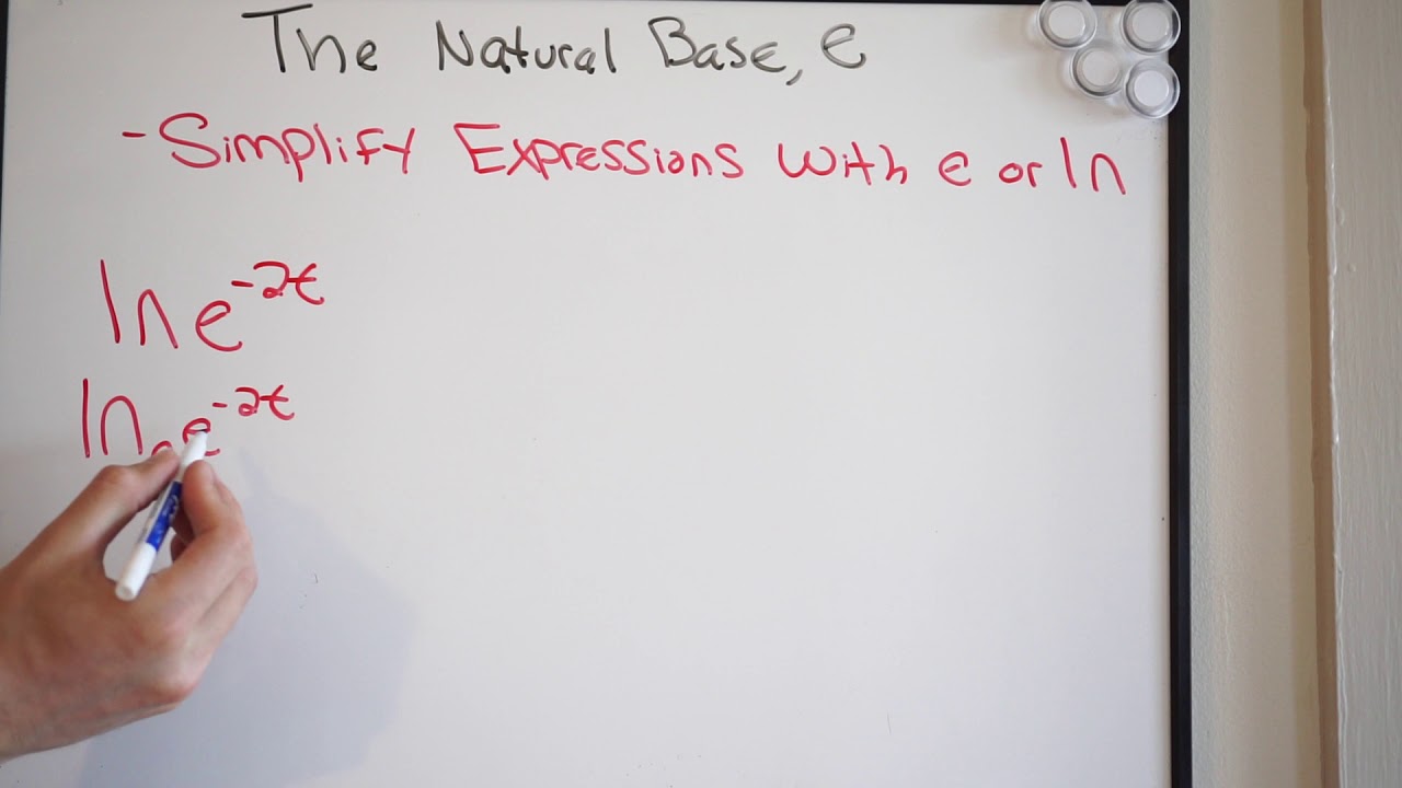 How to simplify natural logs - YouTube