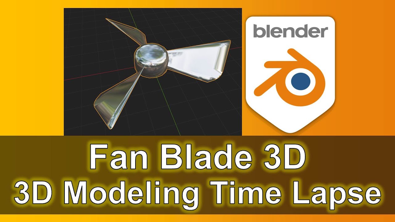 Fan Blade 3D Modeling | Blender Time Lapse Demo - YouTube