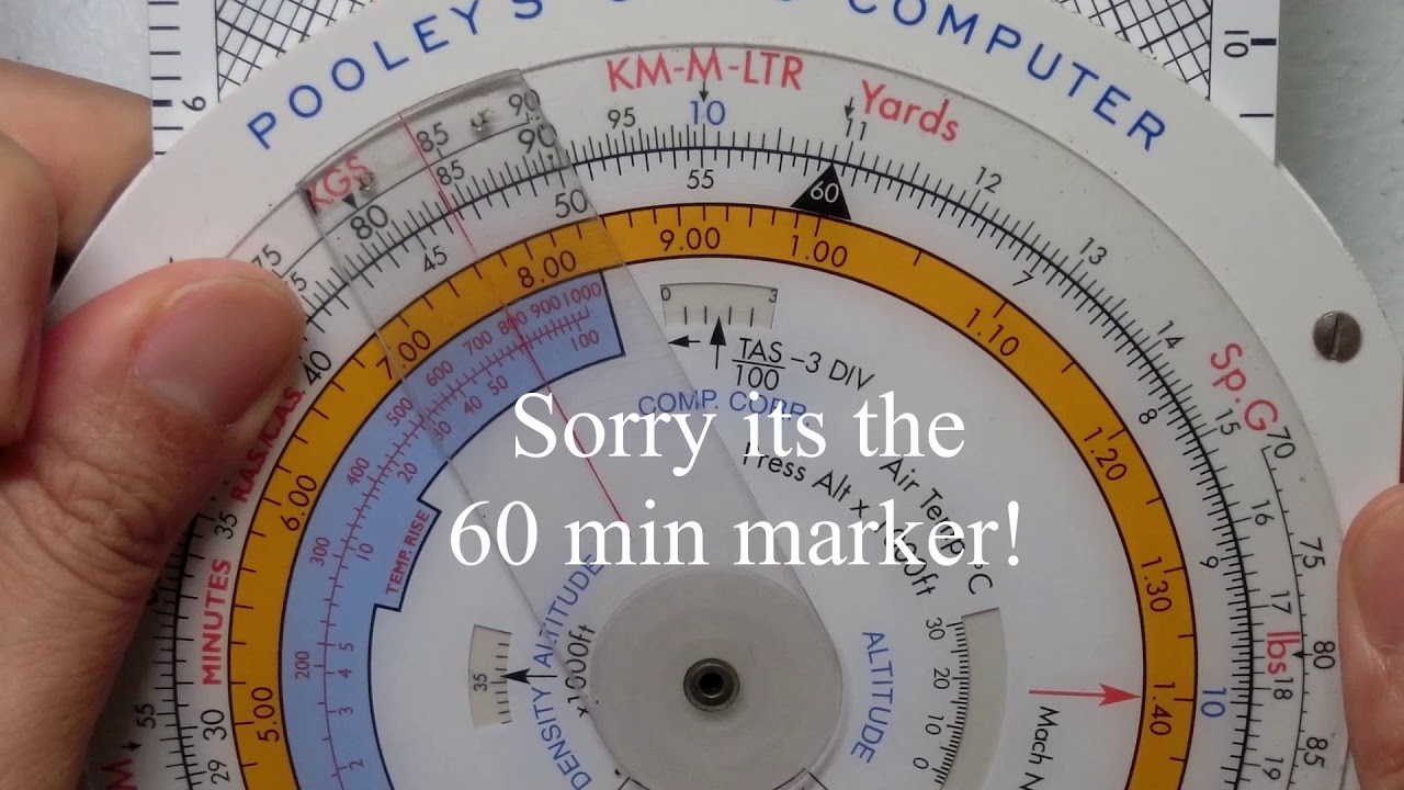 CRP-5 Flight Computer: Calculate time given ground speed and ground ...