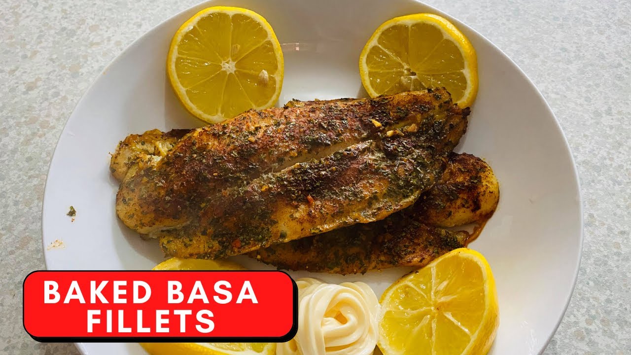 EASY OVEN BAKED BASA FILLET / LOW CARB AND KETO FRIENDLY - YouTube