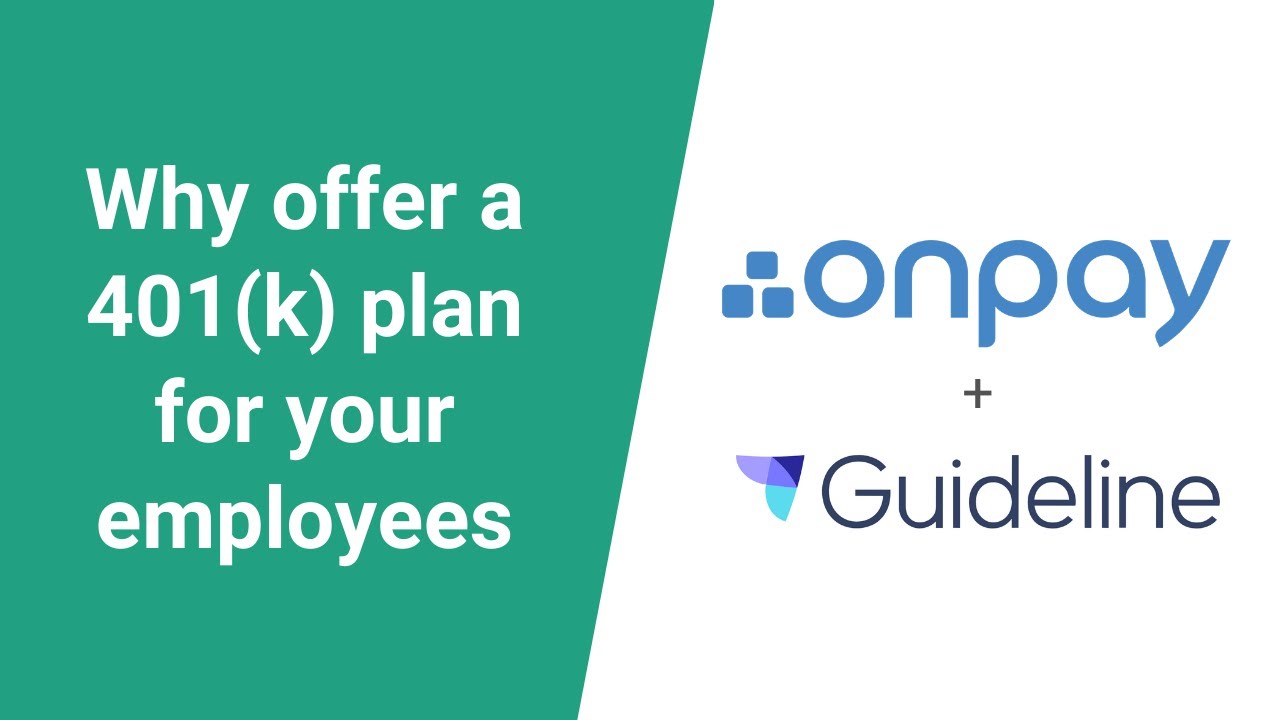 Why offer a 401(k) for your employees? [Webinar: How to get started ...