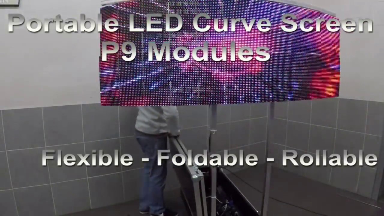 make your own Flexible LED Curve Screen Dj Booth LED Curtain Portable ...