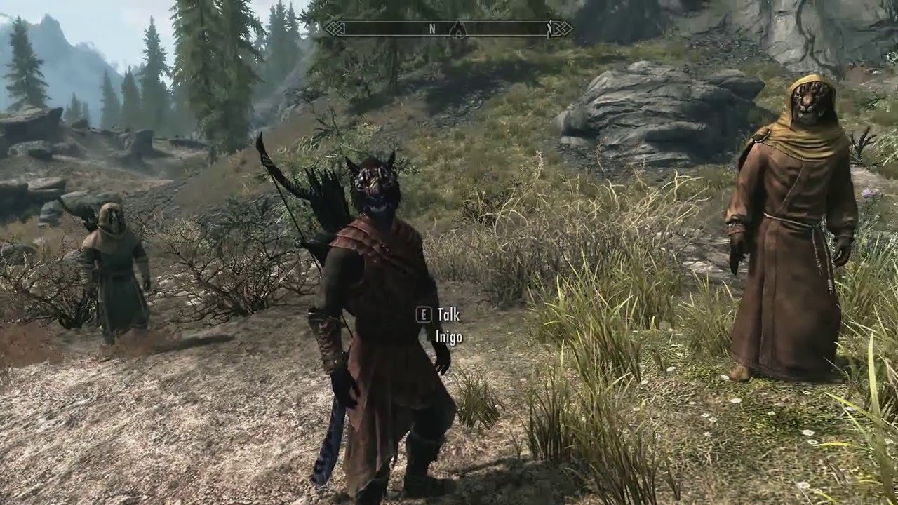Skyrim Inigo Interacts: Inigo & Mai q - YouTube