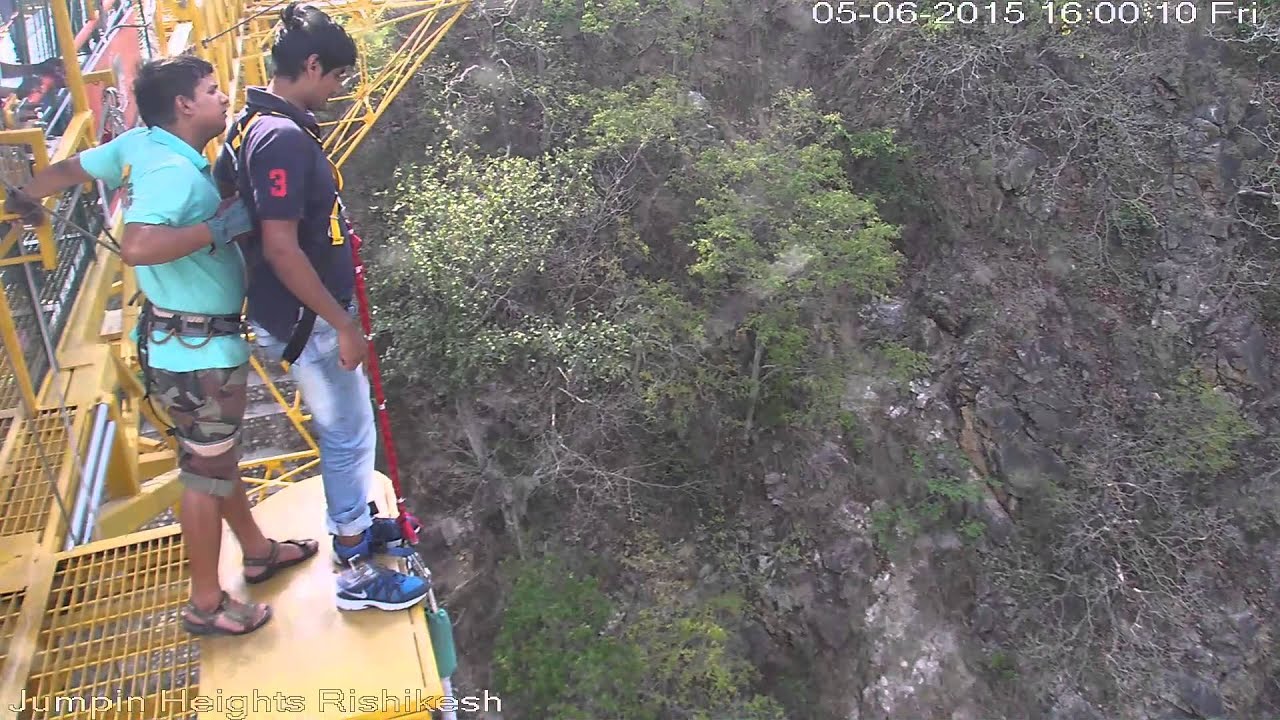 India's highest bungy jumping at Rishikesh(83 mts) with Jumpin Heights ...