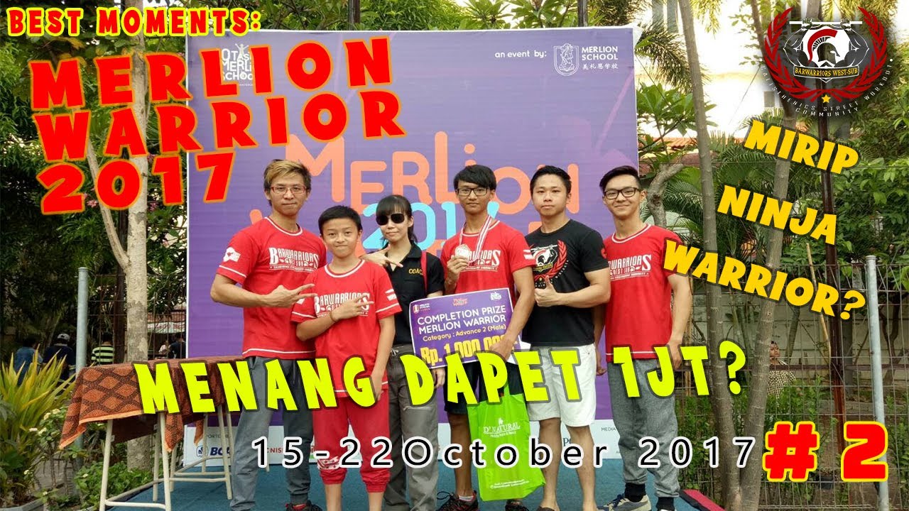 [FULL MATCH] OBSTACLE CHALLENGE MERLION WARRIOR 2017 SURABAYA - YouTube